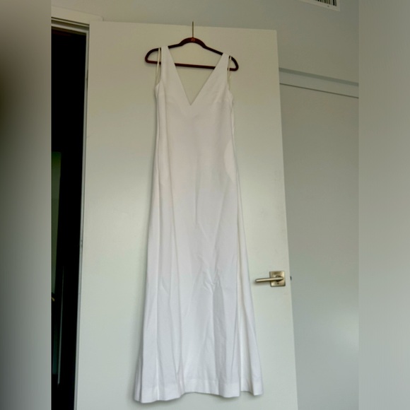 STAUD | Dresses | Staud White Maxi Dress | Poshmark